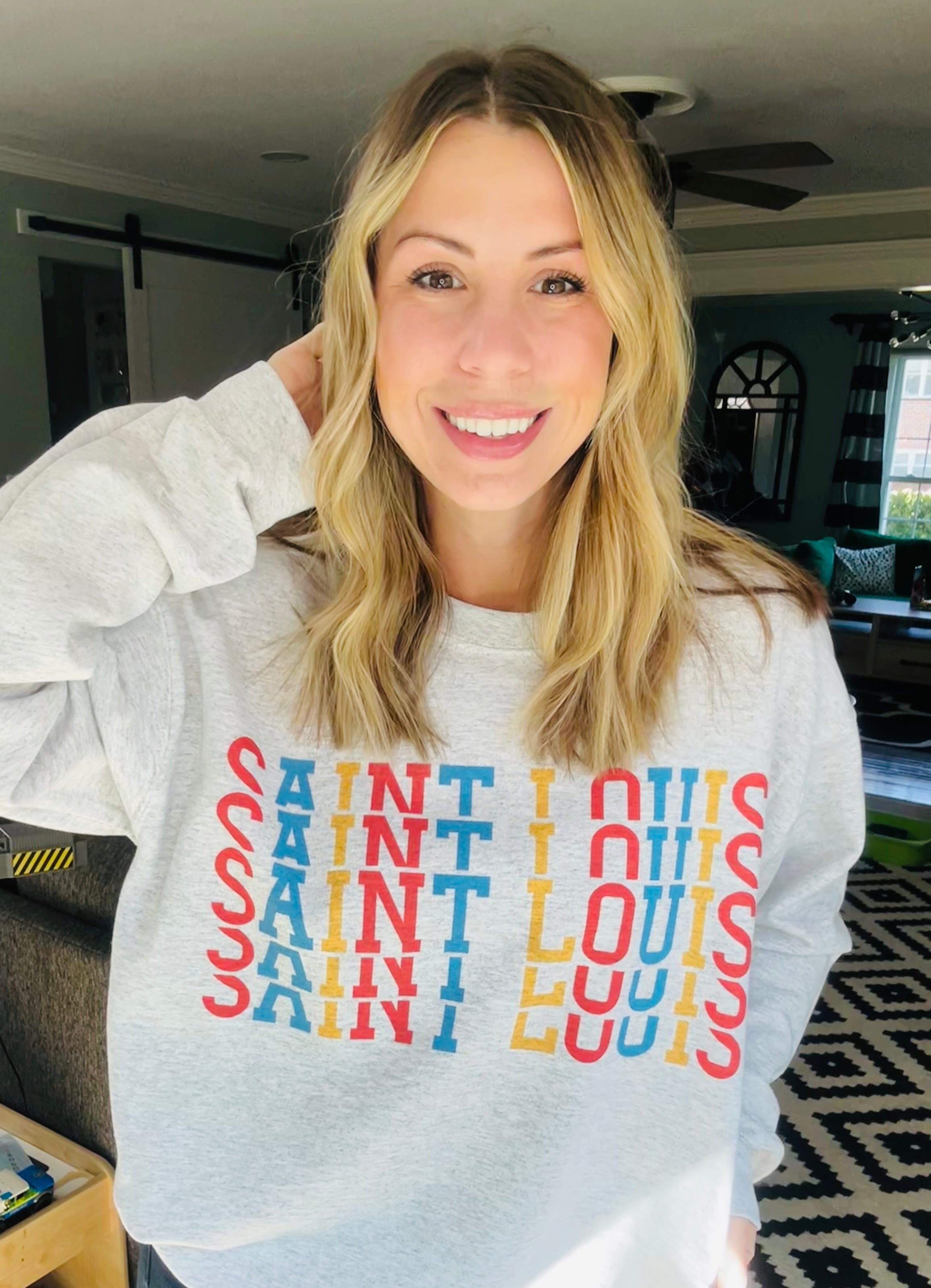 Retro Saint Louis Stacked